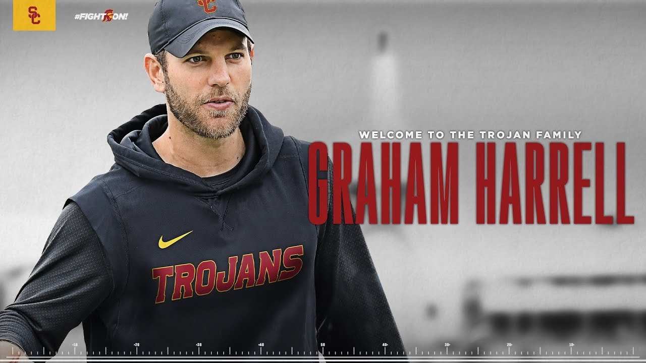 USC hires Graham Harrell as offensive coordinator - YouTube
