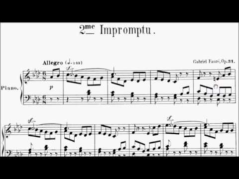ABRSM DipABRSM Piano Repertoire No.47 Faure Impromptu No.2 in F Minor ...