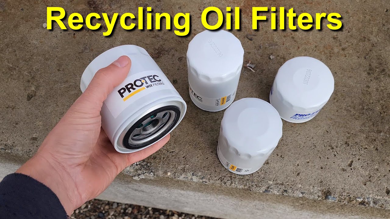 Oil Filter Recycling & Shredding - YouTube