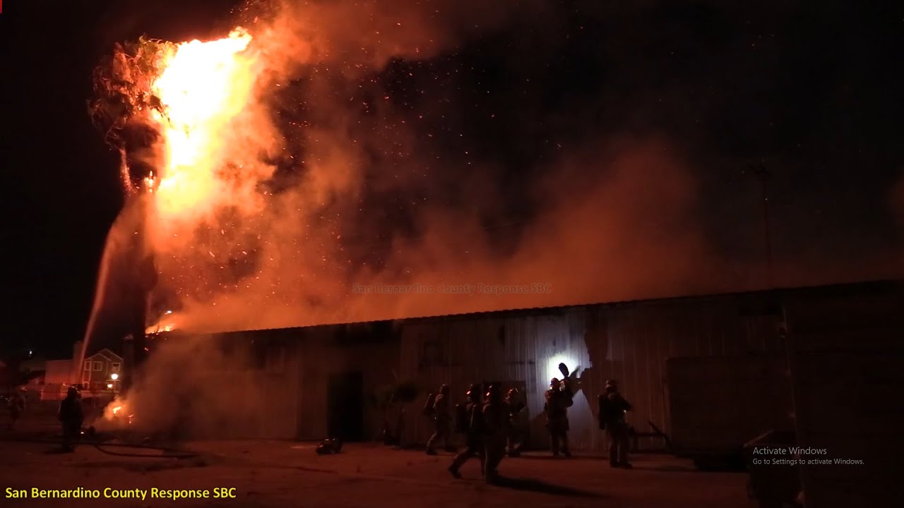 Colton Commercial Structure Fire. July 17 2025 - YouTube