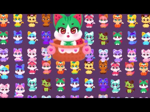 Cotton candy kitten gameplay collect All pets part - YouTube