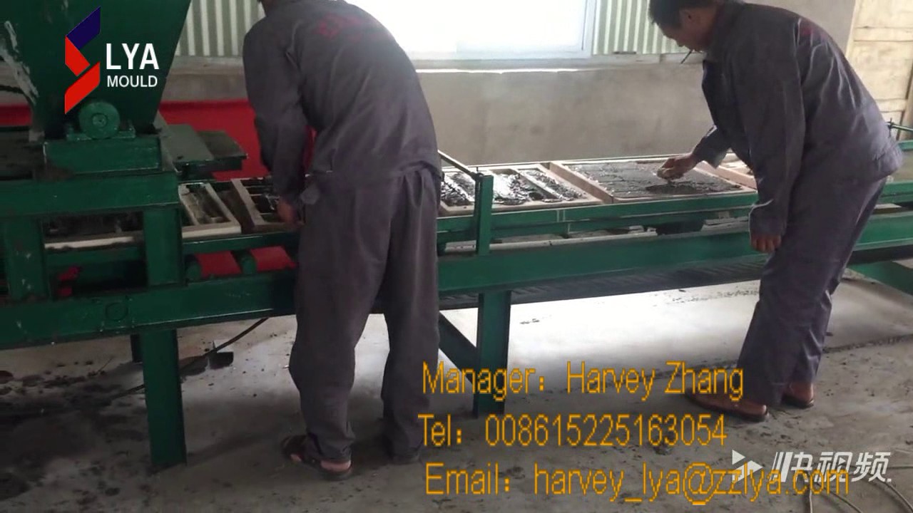 Artificial cultural stone production line - YouTube
