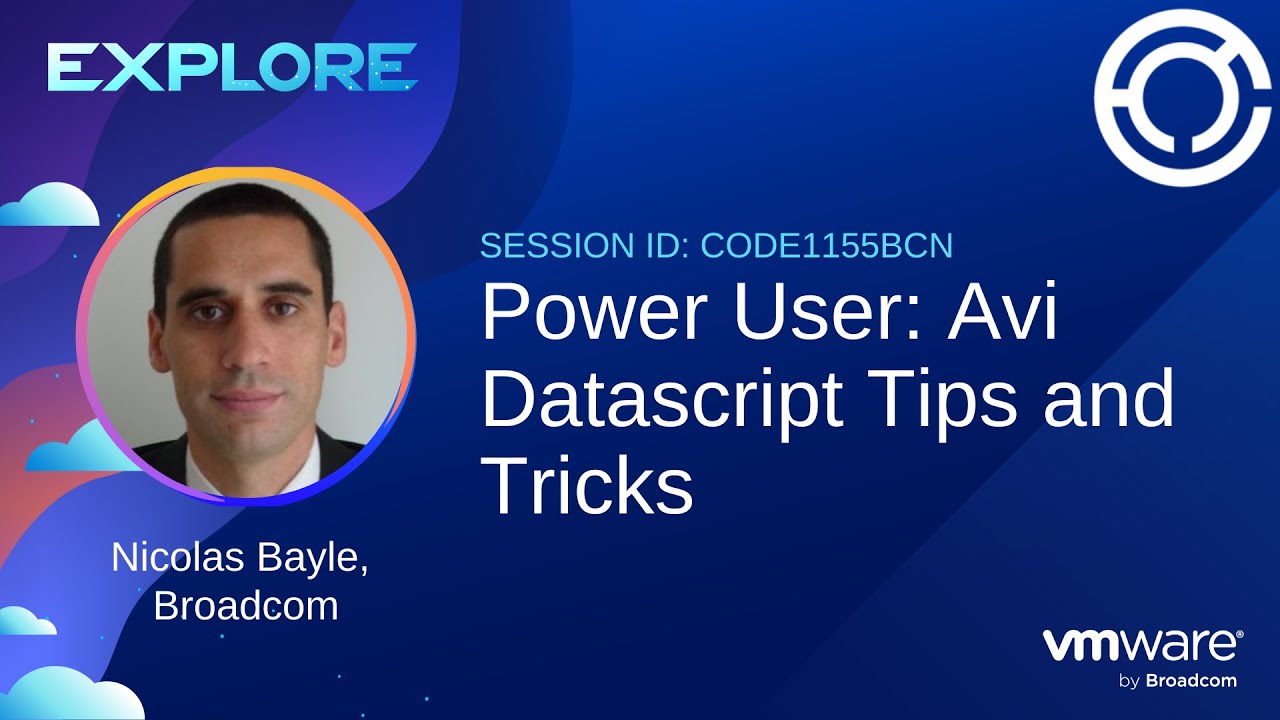 CODE1155BCN - Power User: Avi Datascript Tips and Tricks - YouTube