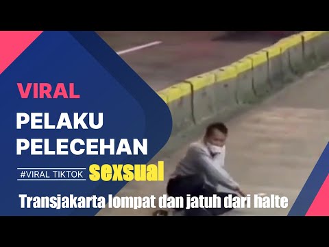 Informasi yang lagi viral hari ini di tiktok pelaku pelecehan di Transjakarta lompat dari halte.