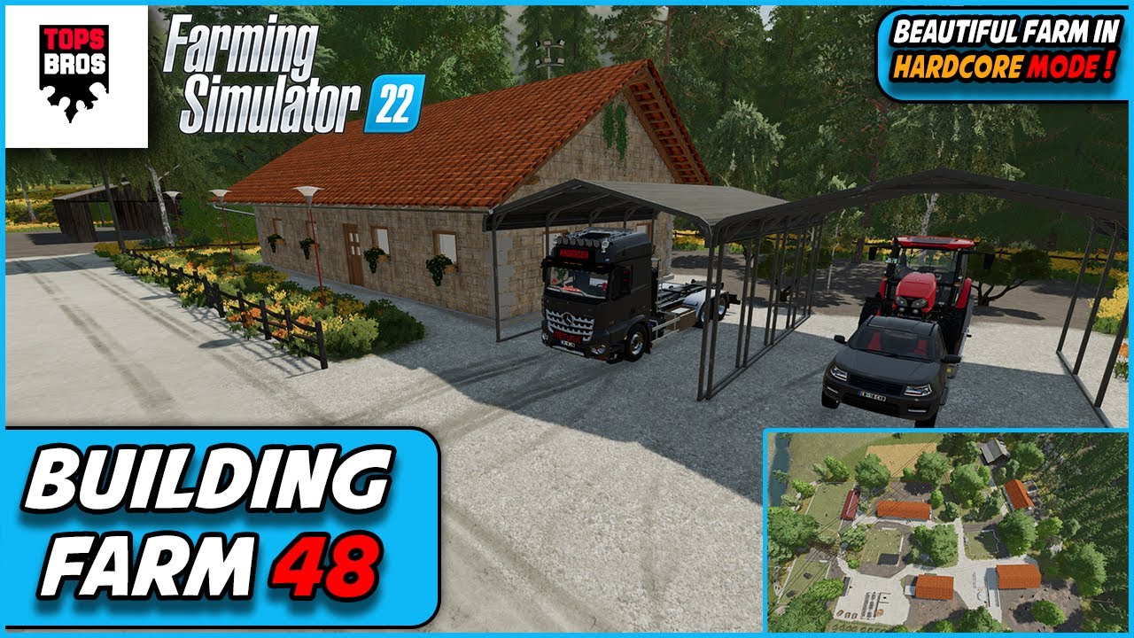 FS22 Farm Build | I Build a Beautiful Farm in Hardcore Mode | Farming ...