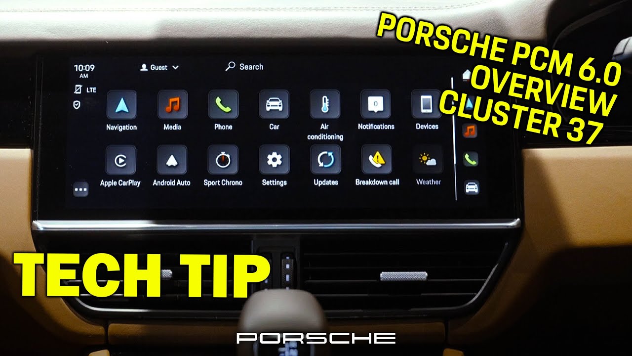 Porsche PCM Overview | PCM 6 version 37 | Tech Tips - YouTube