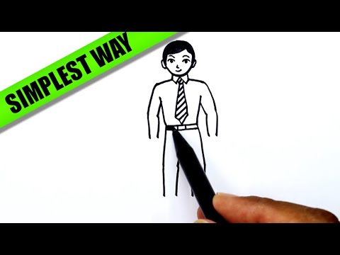 Drawing Of A Man Standing For Neuro Exam | Neuro Psychiatric Test - YouTube