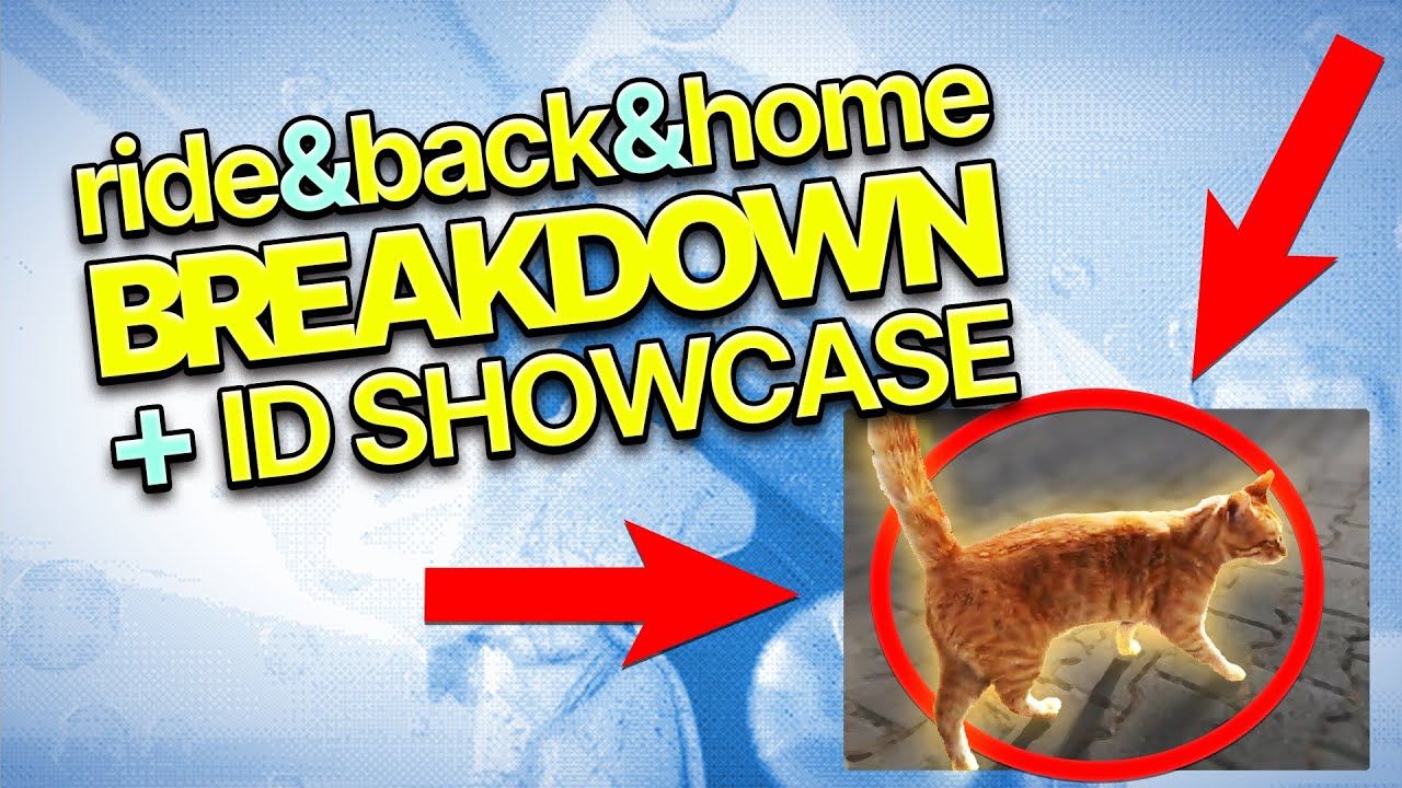ride&back&home breakdown + id showcase - YouTube