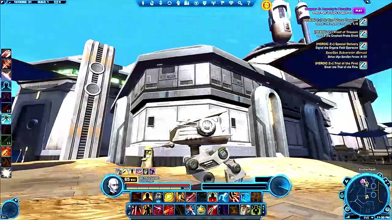 SWTOR - "Eternal Empire Recon Walker" - Mount [HD] - YouTube