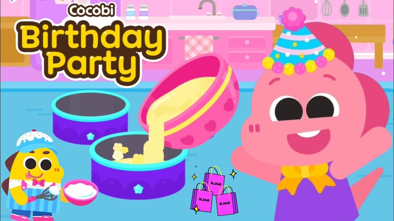 Cocobi Game | Cocobi Birthday Party | New Updates Part 8 | 🦕🦖🎂🎉🎁 - YouTube