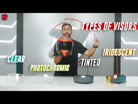 Motorcycle helmet VISORS 🤔 What types are there?