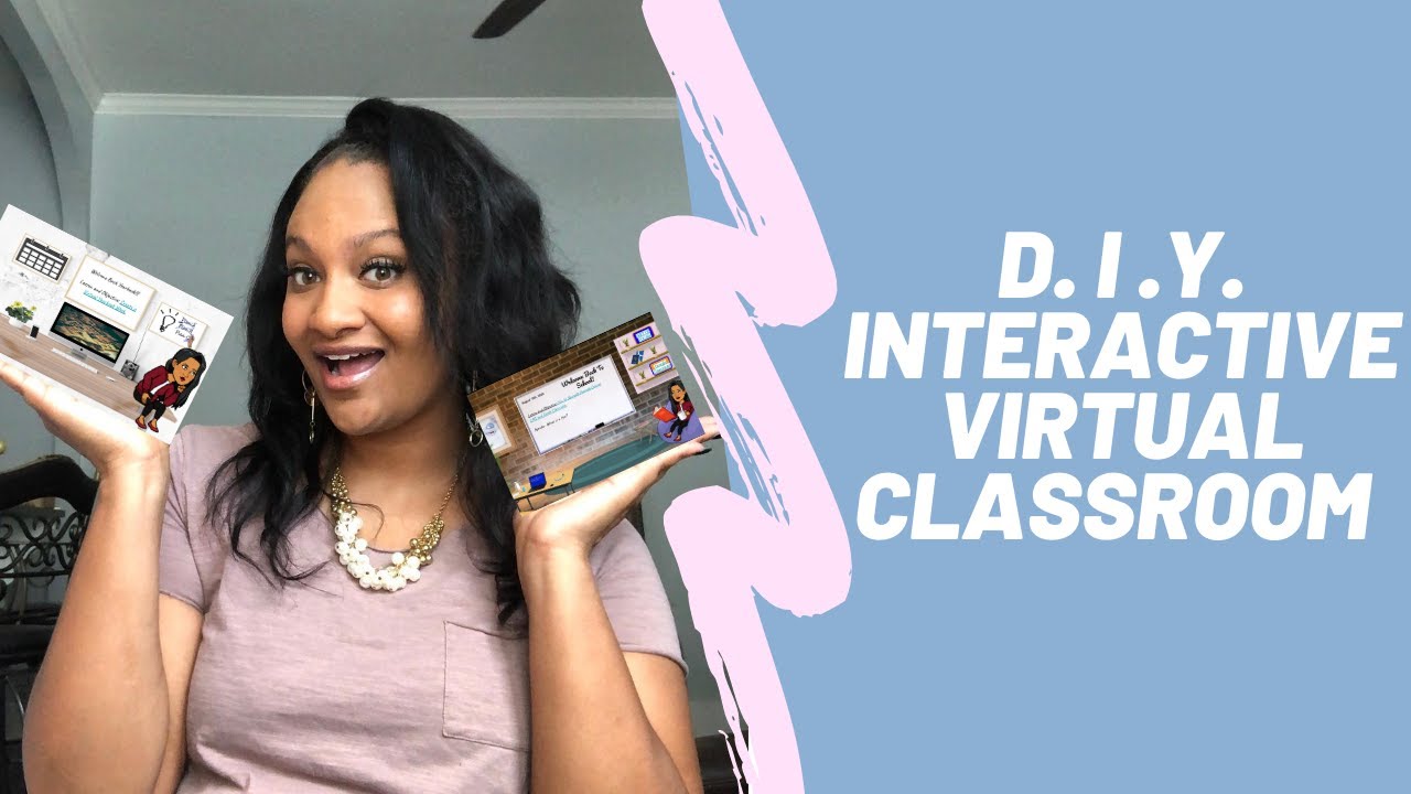 Interactive Virtual Classroom Setup DIY Bitmoji Edition - YouTube