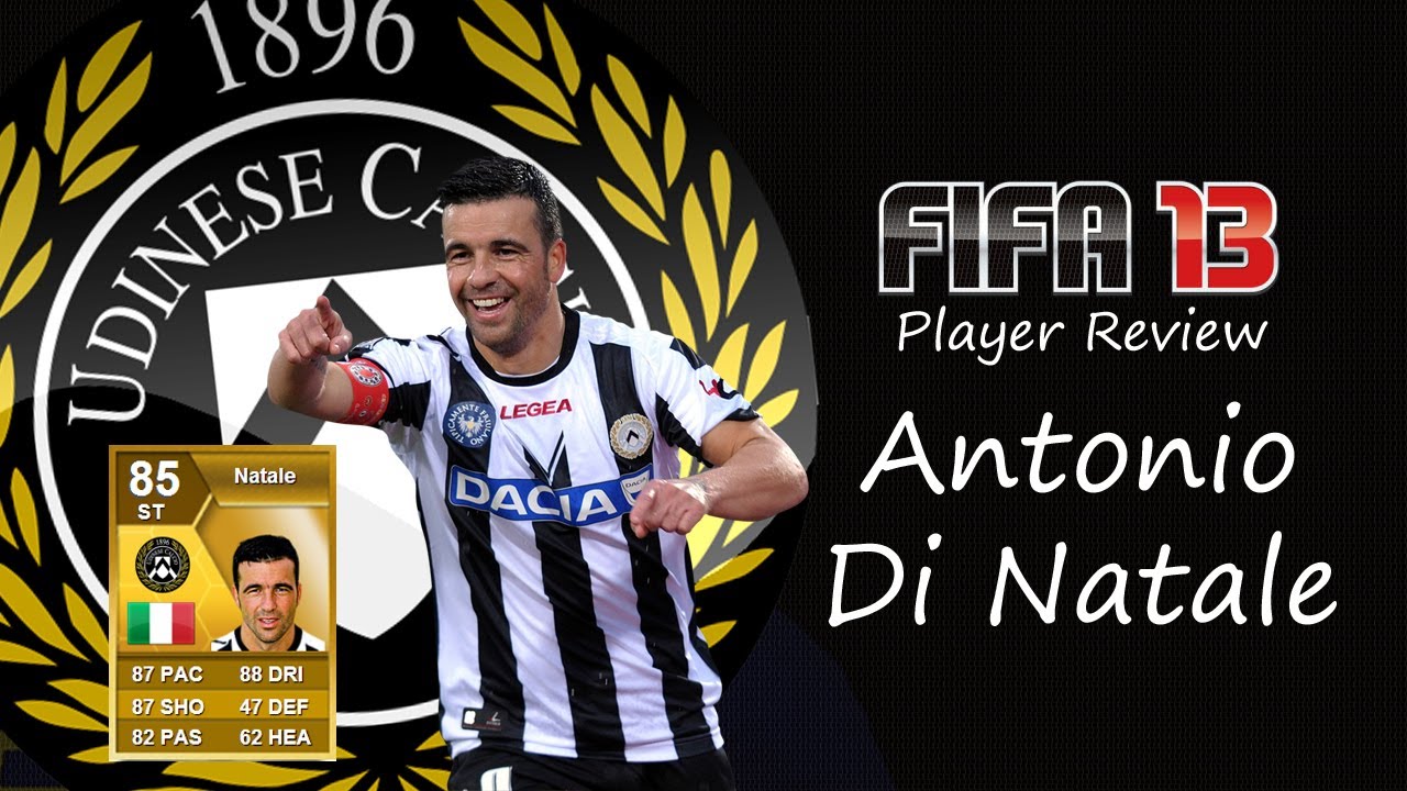 FIFA 13 | FUT - Antonio Di Natale Player Review with Gameplay - YouTube