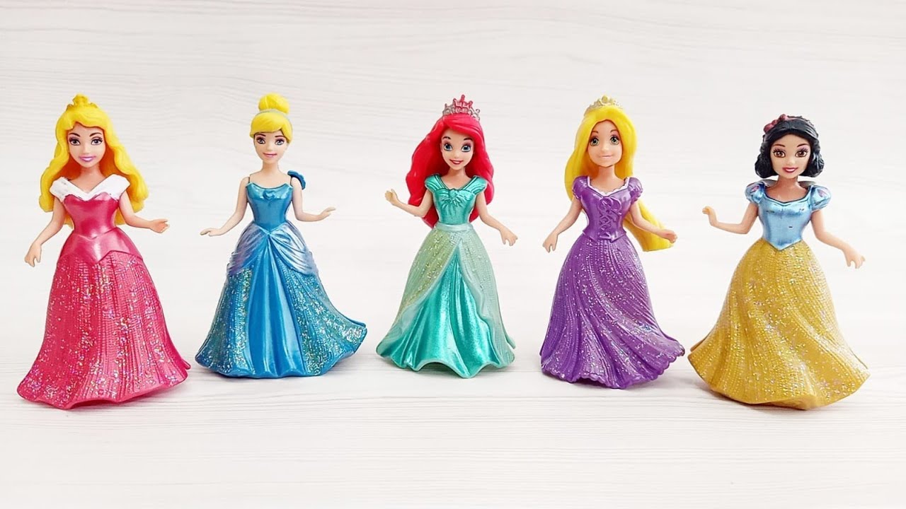 ASMR 5 MYSTERY SURPRISES Disney Princess Miniature Dolls Satisfying ...