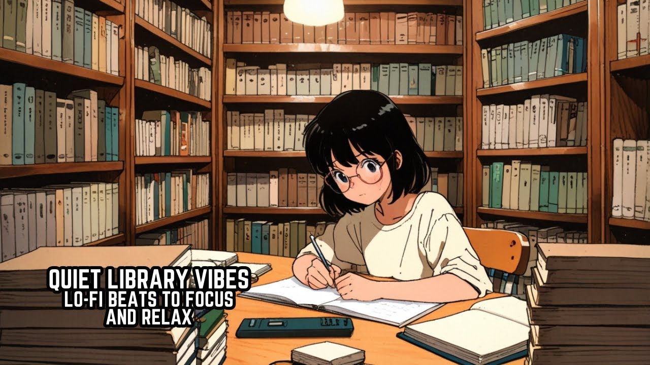 Quiet Library Vibes | Lo-Fi Beats to Focus and Relax - YouTube