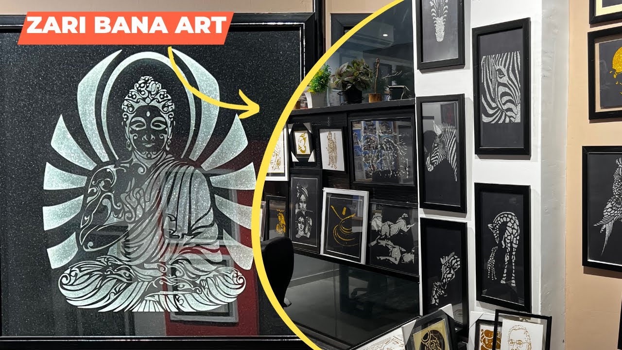 Introduction to Zari Bana Art - Vipulbhai ( surat ) || Art of Gujarat ...