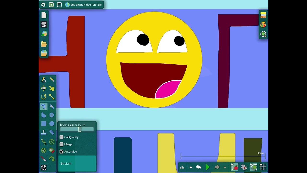 Russian Letters on a Rack | Creative Algodoo Animation - YouTube