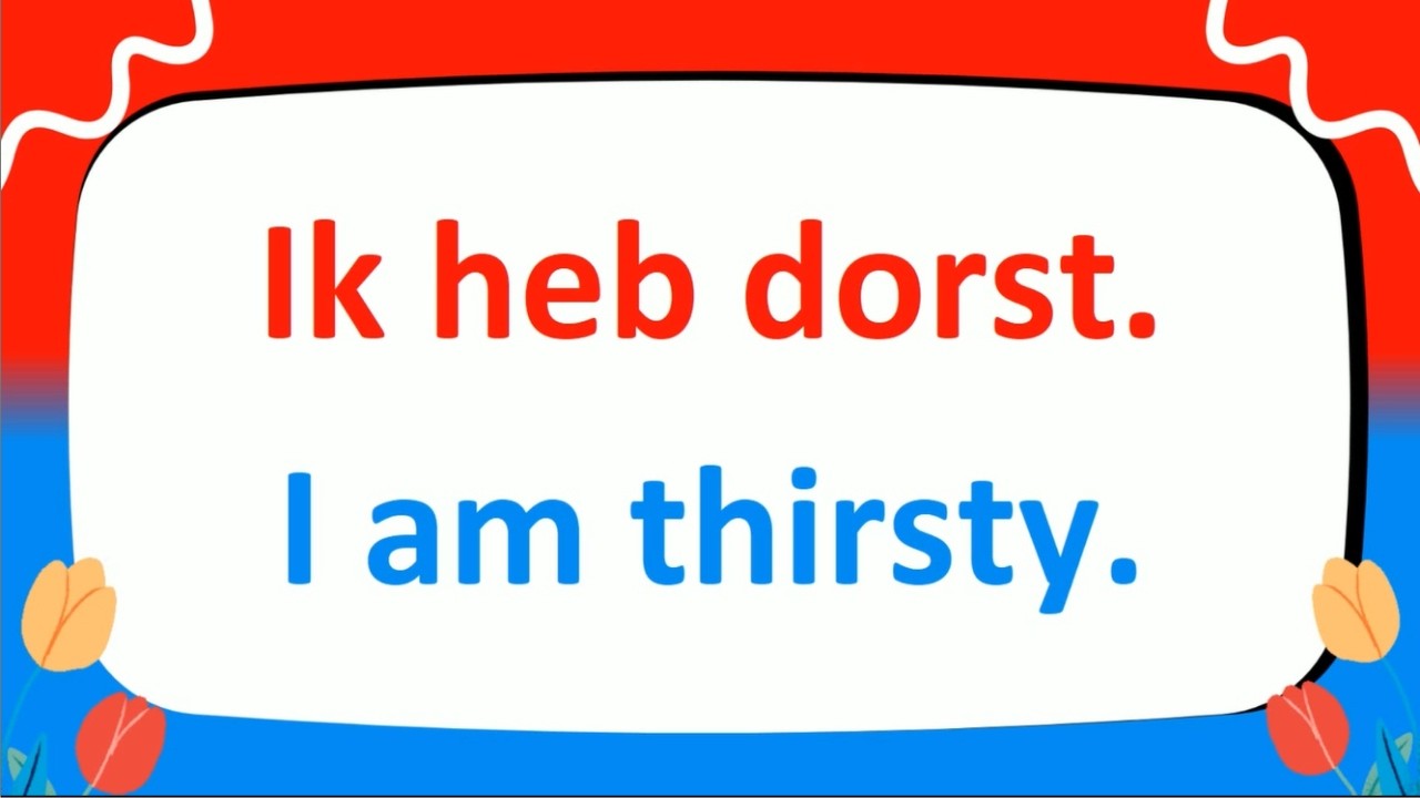 Learn 300+ Basic Dutch Phrases in Just THREE Words! - YouTube