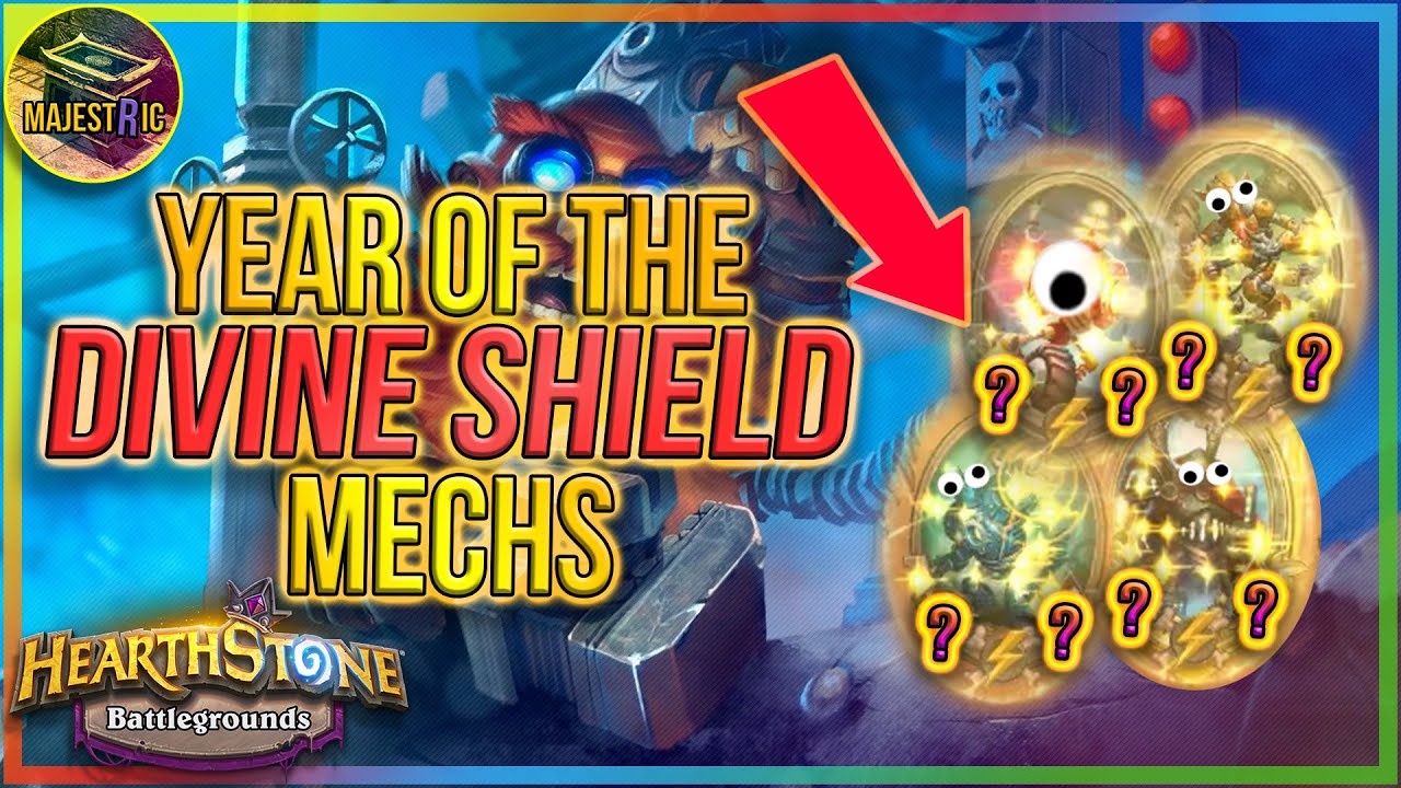 DIVINE SHIELD MECHS EVERYWHERE!?!? - Hearthstone Battlegrounds | HS ...