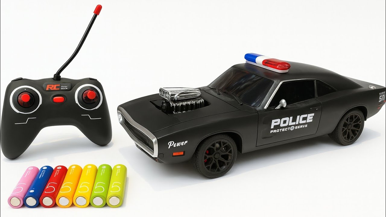 UNBOXING the Fastest RC Police Muscle Car! 🚓💨 Insane Power & Siren Test ...