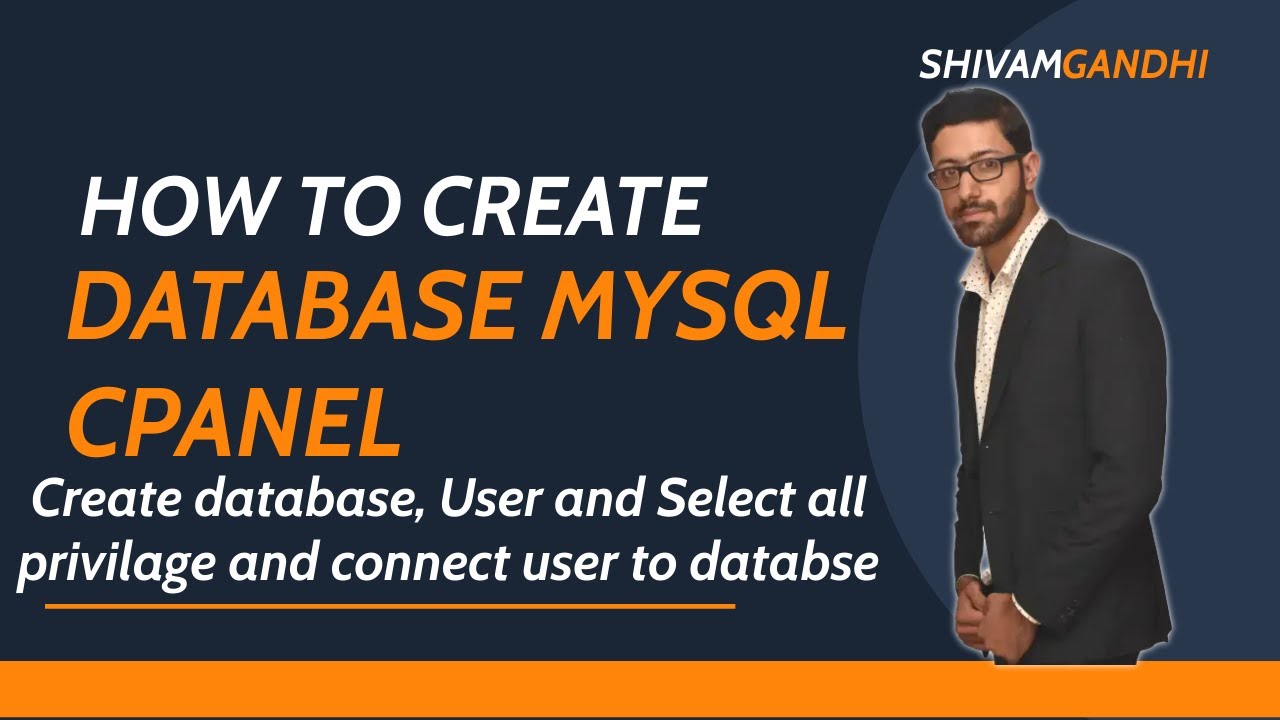 How To Create Database In Cpanel Godaddy Create User Database All 3962
