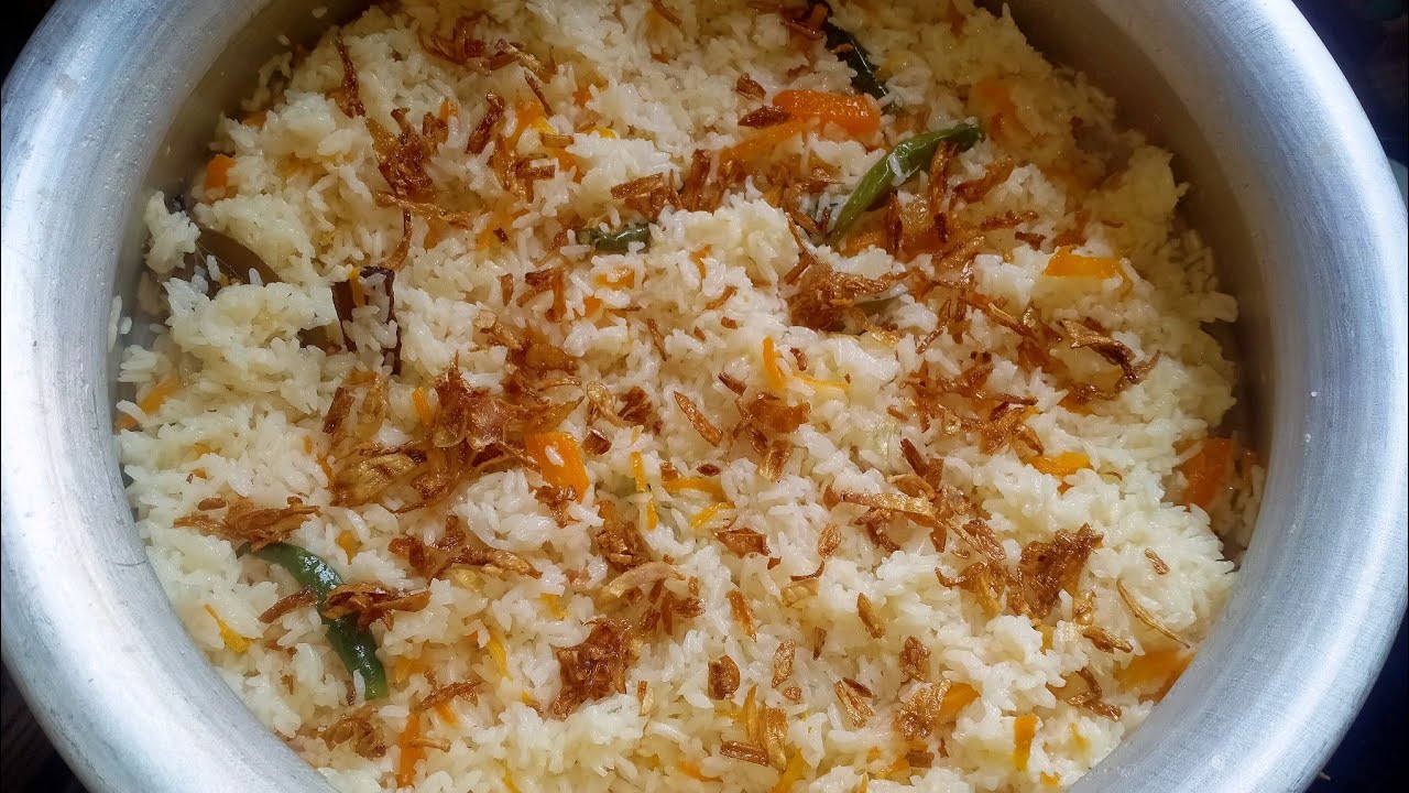 খুব সহজেই ঝরঝরে সাদা পোলাও রেসিপি।। Easy plain pulao recipe।।Sada pulao ...