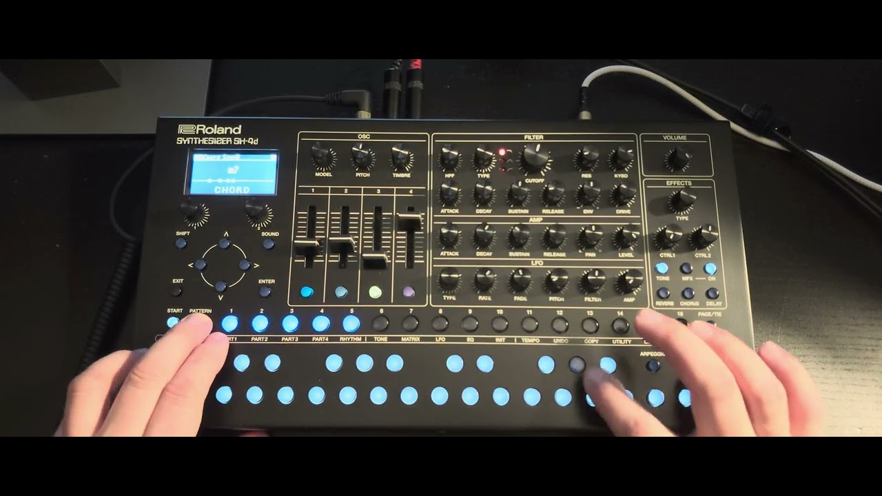 Roland SH-4d. One gear. One love. #sh4d - YouTube