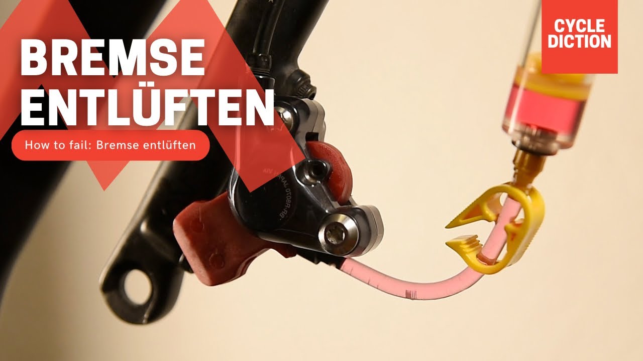 Bremse Entlüften | How to fail | Hydraulik Bremse | Erfahrungsbericht ...