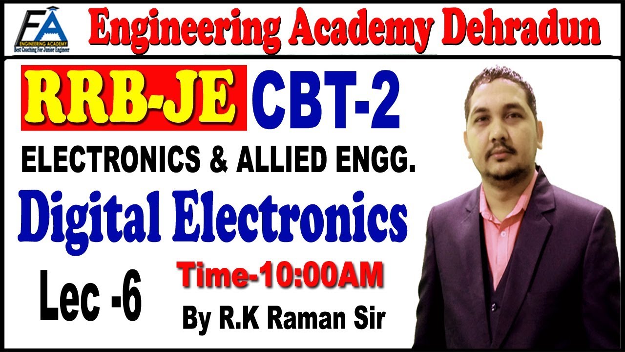 Lect-06 RRB JE EC DIGITAL ELECTRONICS OBJECTIVE BY RAMAN SIR - YouTube