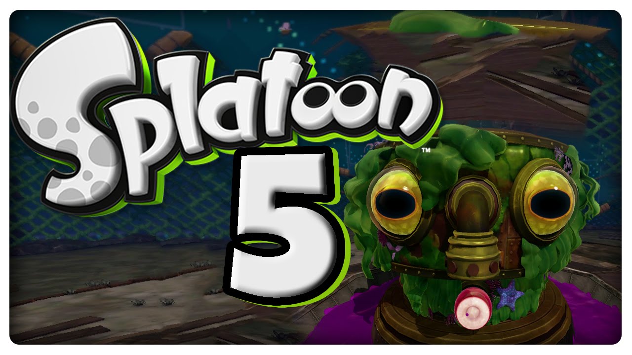 SPLATOON 🎨 #5: Kampf gegen den Raupen-Panzer "Oktokicker" - YouTube