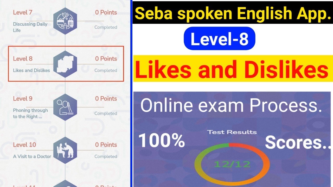 seba-spoken-english-app-level-8-likes-and-dislikes-how-to-appear