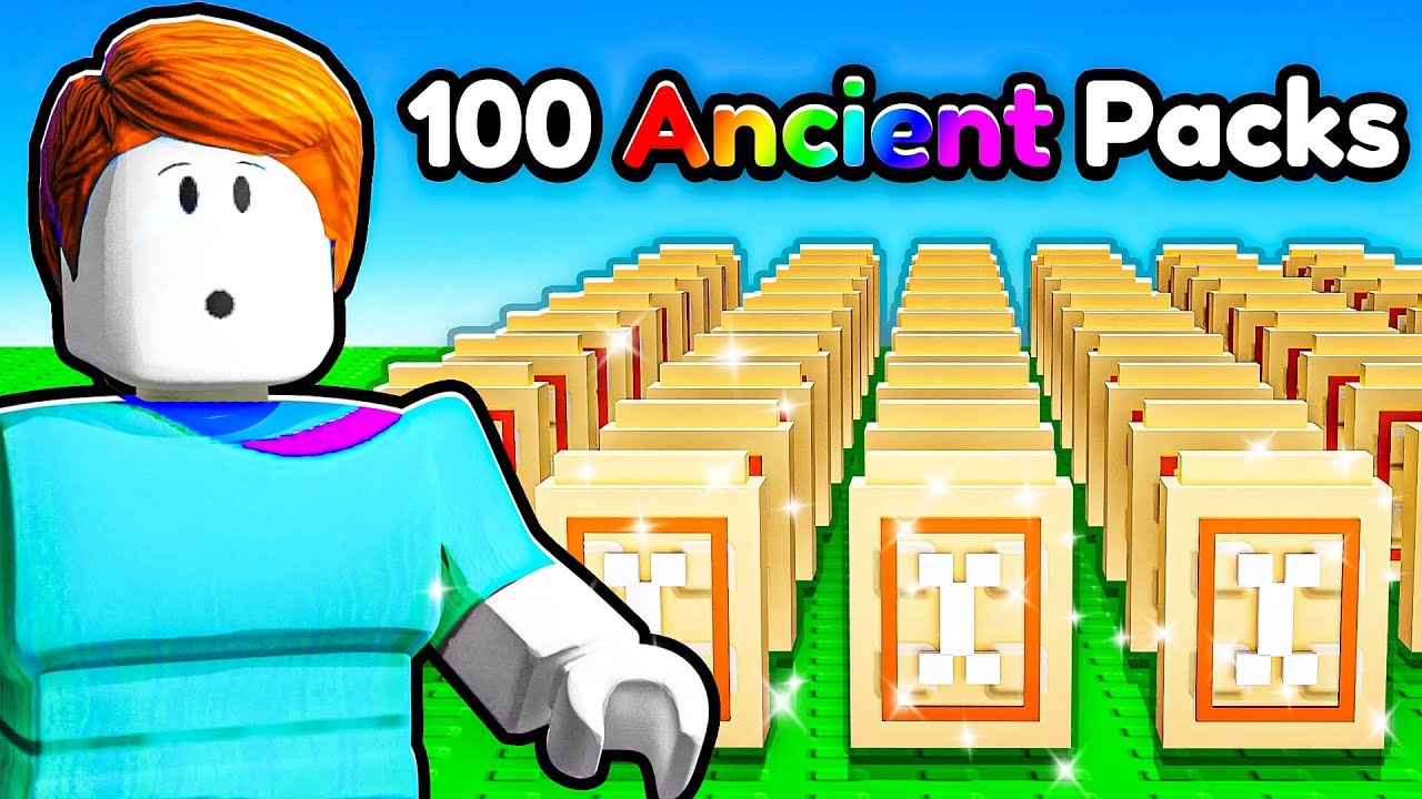I Started with 100 Ancient Seed Packs in Grow a Garden - YouTube