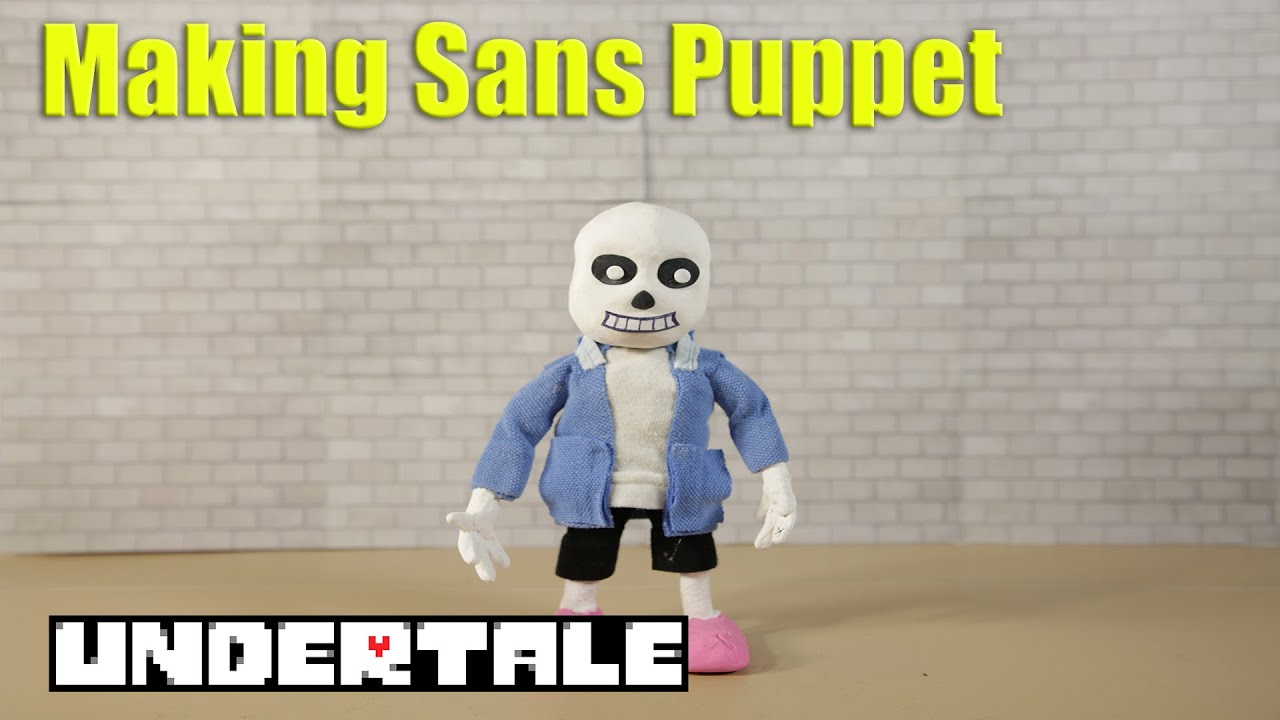 Making Sans Puppet | Undertale Stop Motion - YouTube
