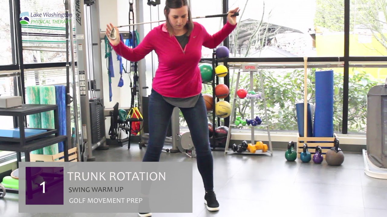 Golf Prep Trunk Rotation - YouTube