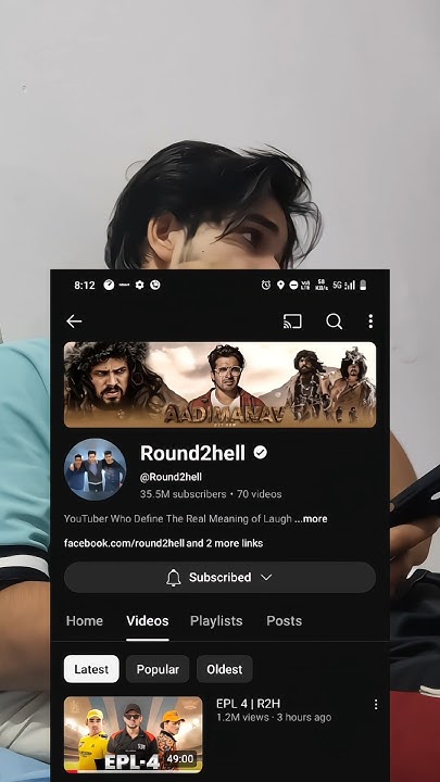 round 2 hell ki video aate hi mach gaya youtube per dhamal #round2hell #r2h - YouTube