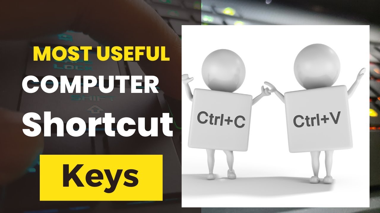 Most Important Basic computer shortcut keys for all - YouTube