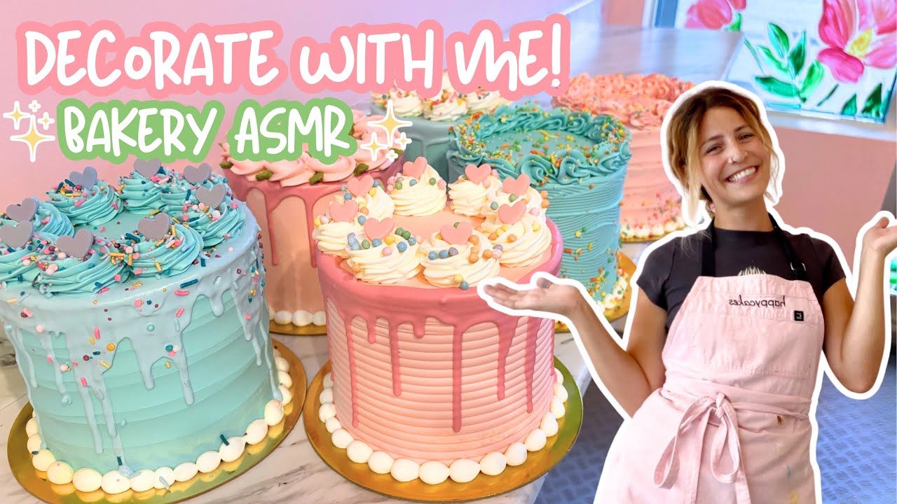 Real-Time Cake Decorating ASMR | [Satisfying] [No Talking] [No Music ...