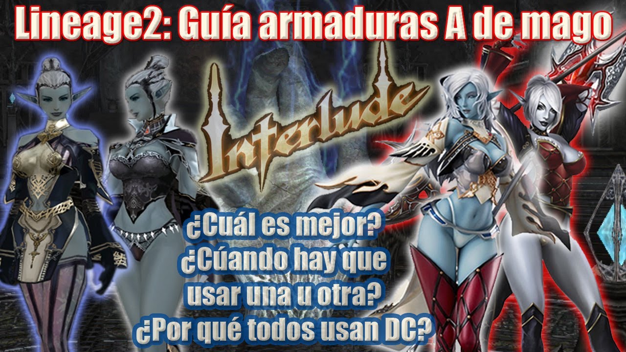 Guia armaduras grado Mago A Lineage Dark Crystal Tallum Nightmare ...