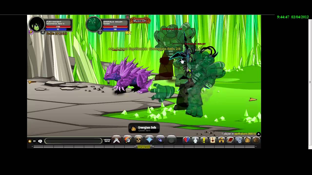 AQWorlds how to complete ''Aria Of Great Significance'' quest - YouTube