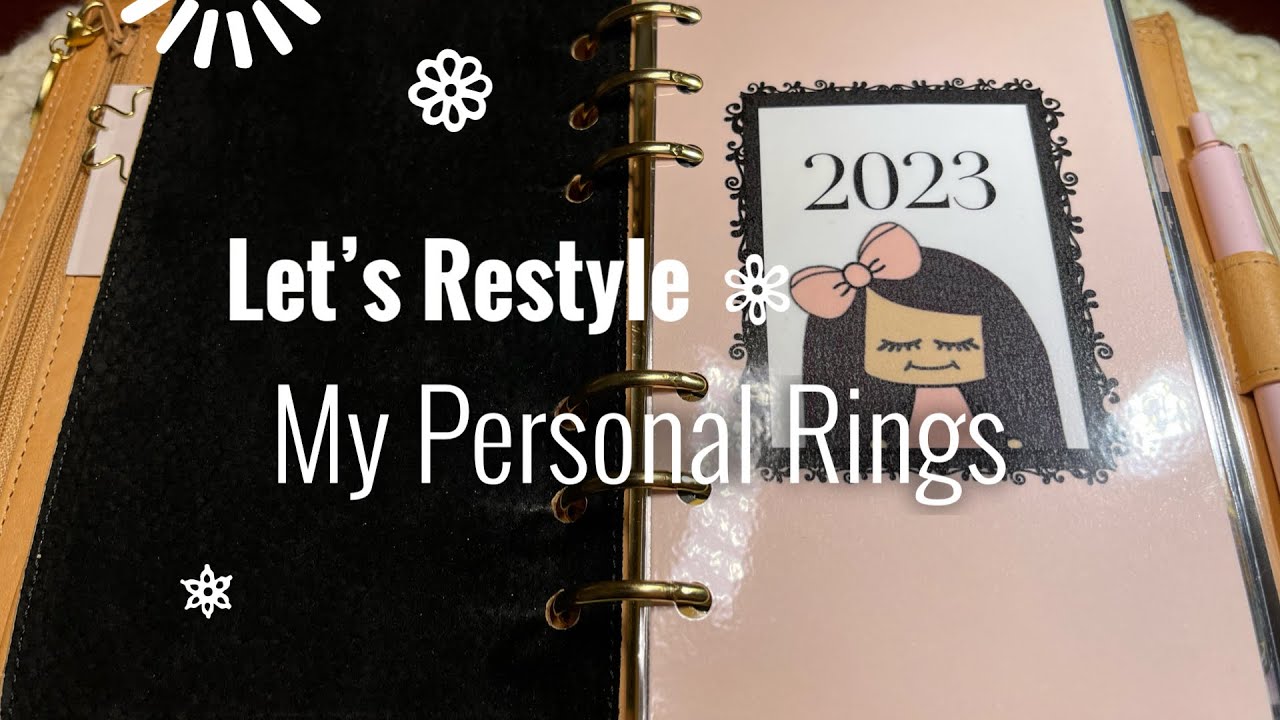 Personal Rings Planner | Redecorating | Work Planner - YouTube