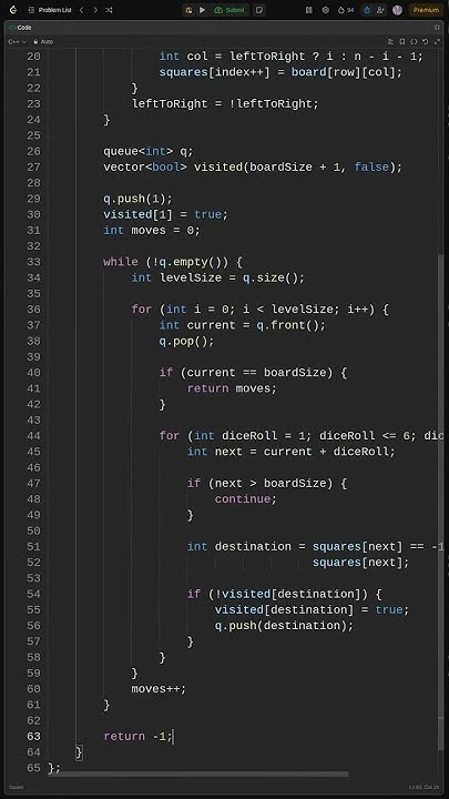 🎀LeetCode 909🎀 Snakes and Ladders - YouTube