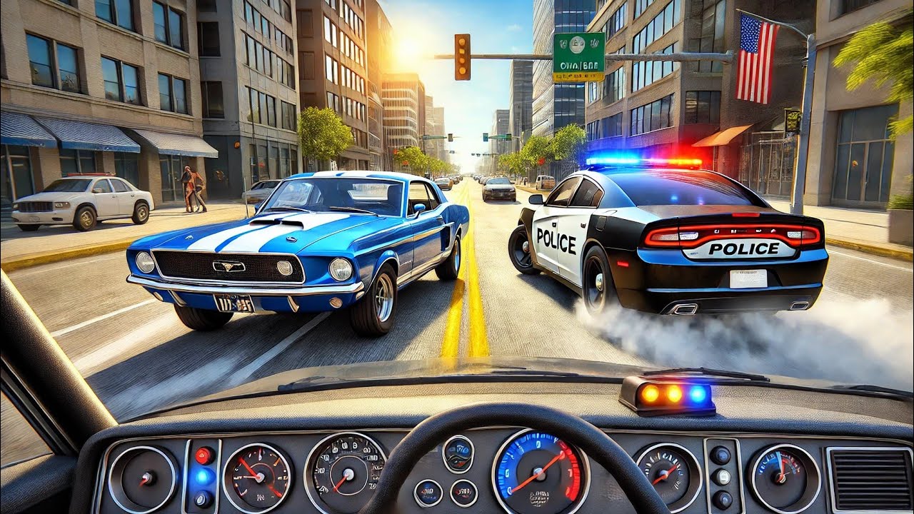 Real Police Car Chase Game 3D – Cop Car Simulator 2023" developed by ...