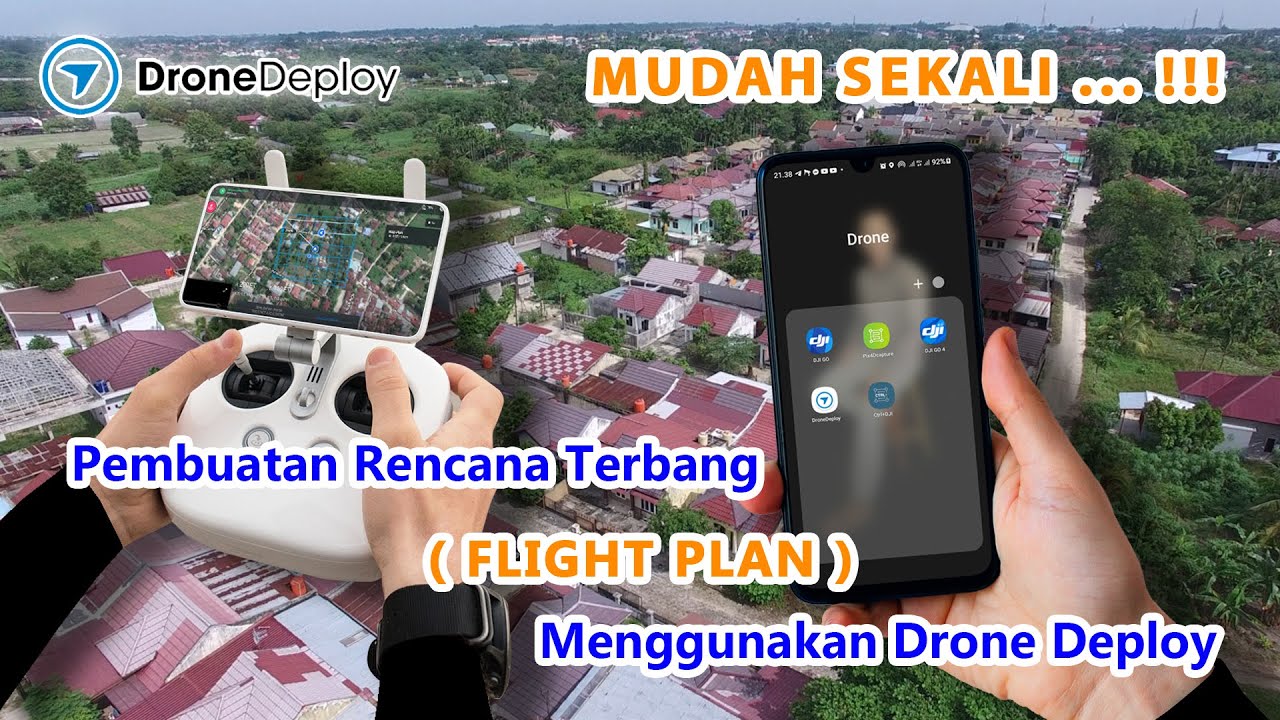 MUDAH SEKALI # Tutorial Pembuatan Rencana Terbang (FLIGHT PLAN) # Menggunakan Aplikasi DRONE ...