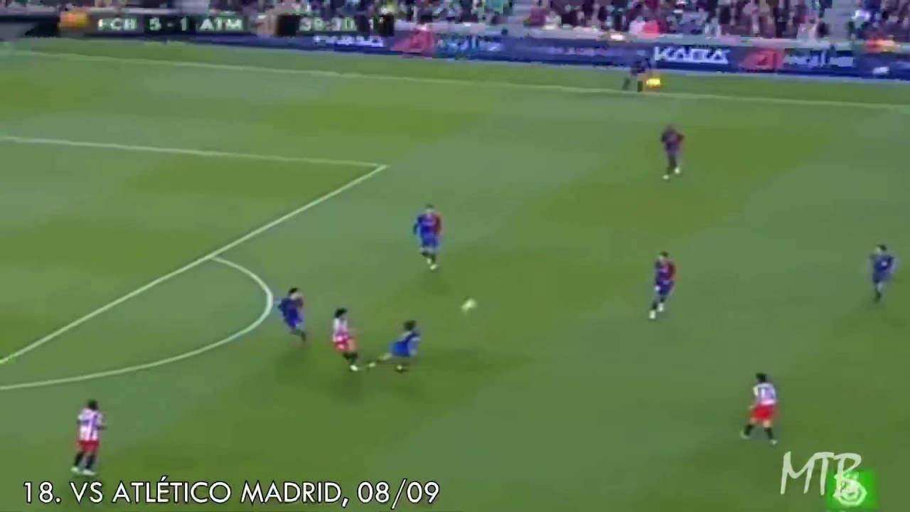 The lion Messi top 1 goal ever (He is the Best ) - YouTube