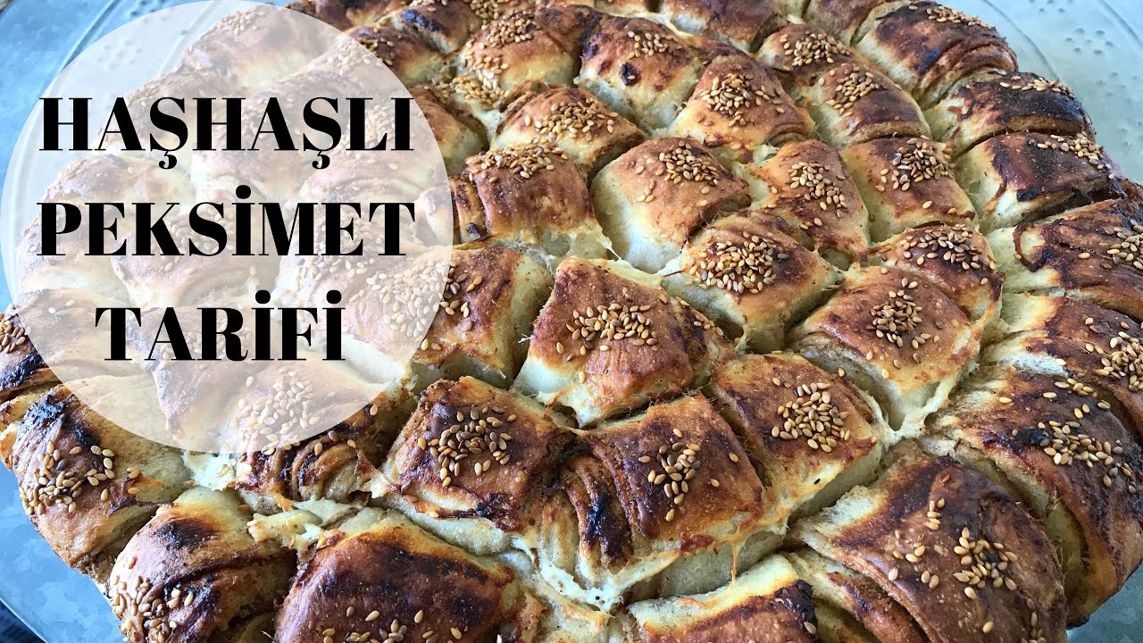 Haşhaşlı Peksimet Nasıl Yapılır ? | Uşak Usulü Peksimet ve Bazlama ...