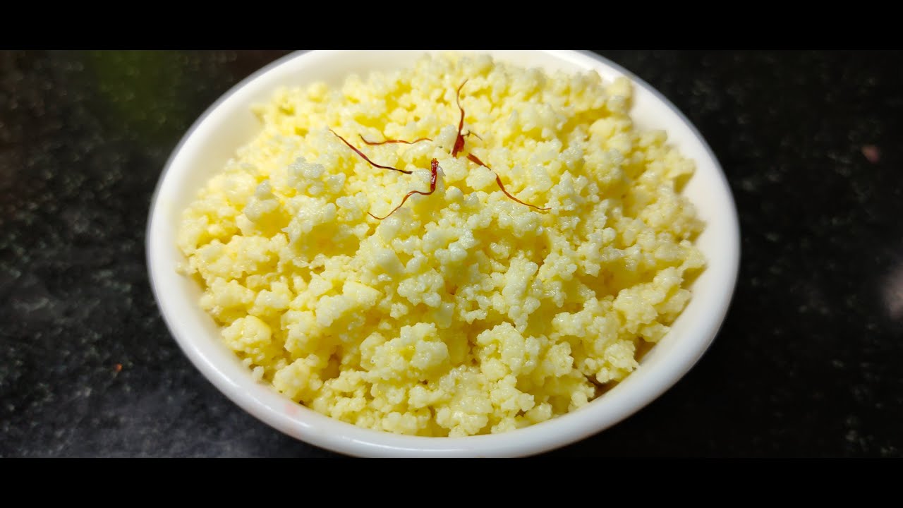 Home made khoya with spoiled milk | Instant sweet with spoiled milk ...