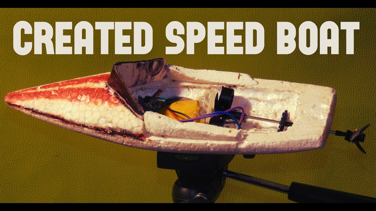 How To Make Powerfull Speed Boat -crazy creation - YouTube