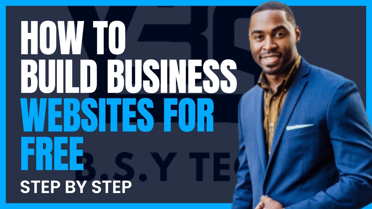 How To Build a Professional Business Website For Free Step By Step ...