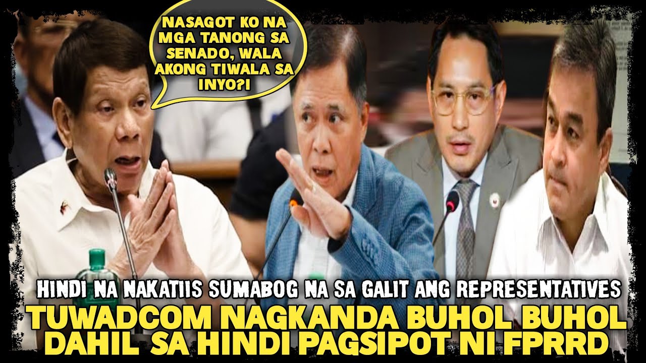 REP. ADIONG, REP. PADUANO AT IBA PA NAGLABAS NG SAMA NG LOOB DAHIL SA ...