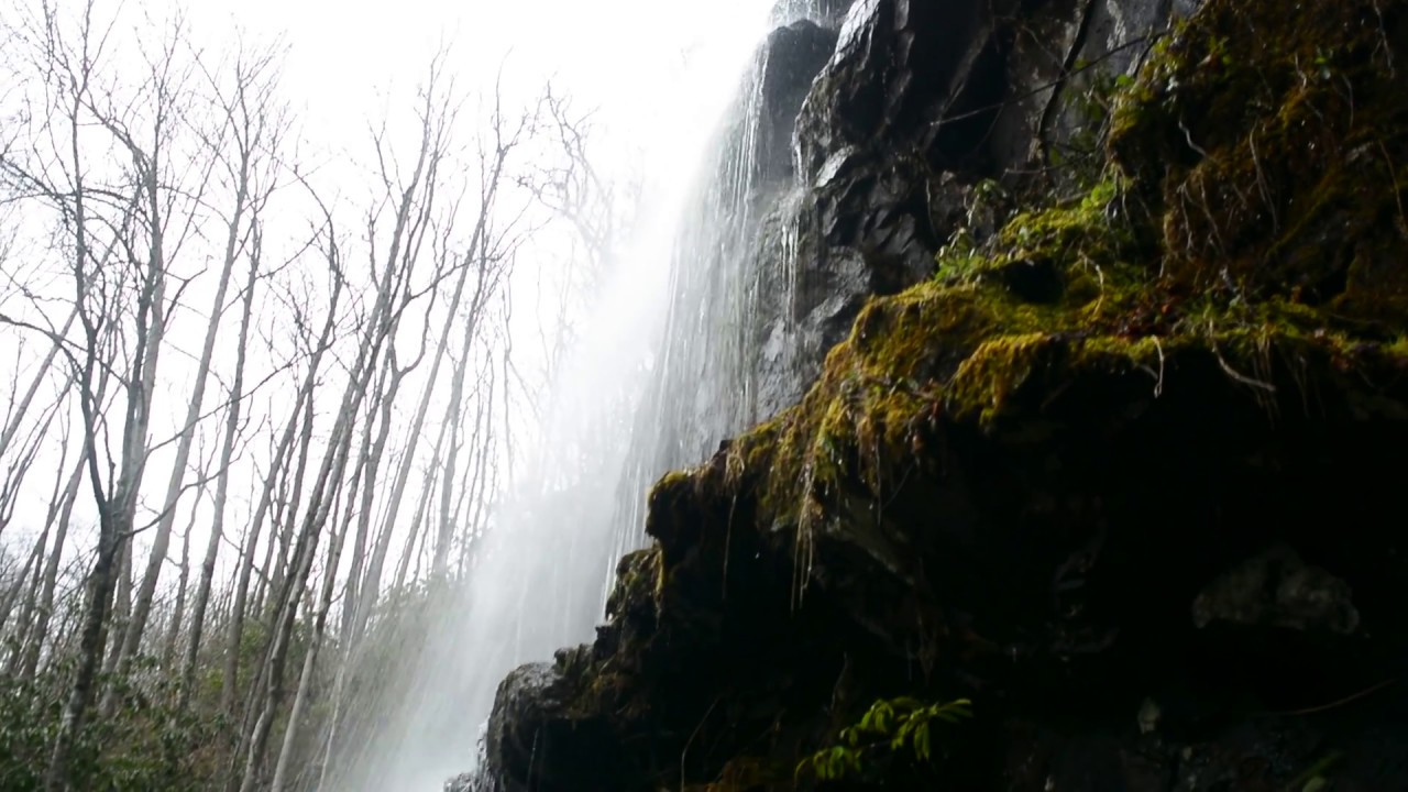 Upper Buff Creek Falls Profile View, Sylva, North Carolina - YouTube